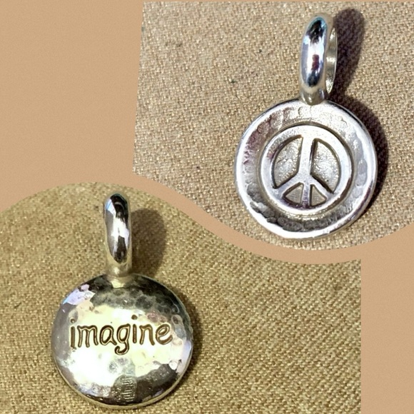 Brighton | Jewelry | Sold Brighton Imagine Peace Token Charm Raised ...
